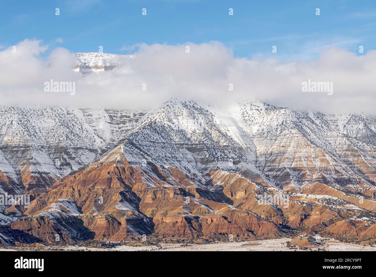 Allen Point, Roan Plateau, Winter, Colorado, USA, by Dominique Braud ...