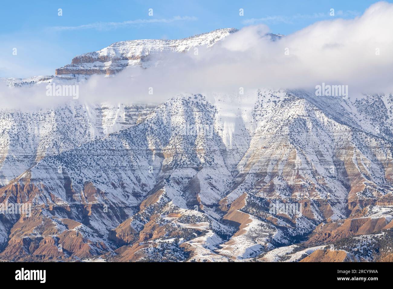 Allen Point, Roan Plateau, Winter, Colorado, USA, by Dominique Braud ...