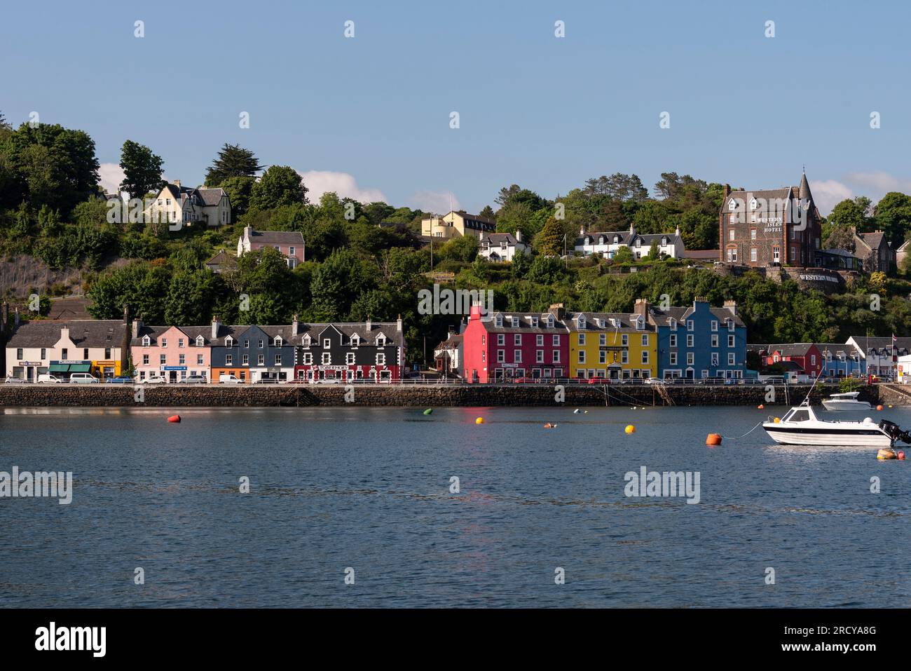 Tobermory, Isle of Mull, Scotland, UK. 6 June 2023. Scenic colouful ...