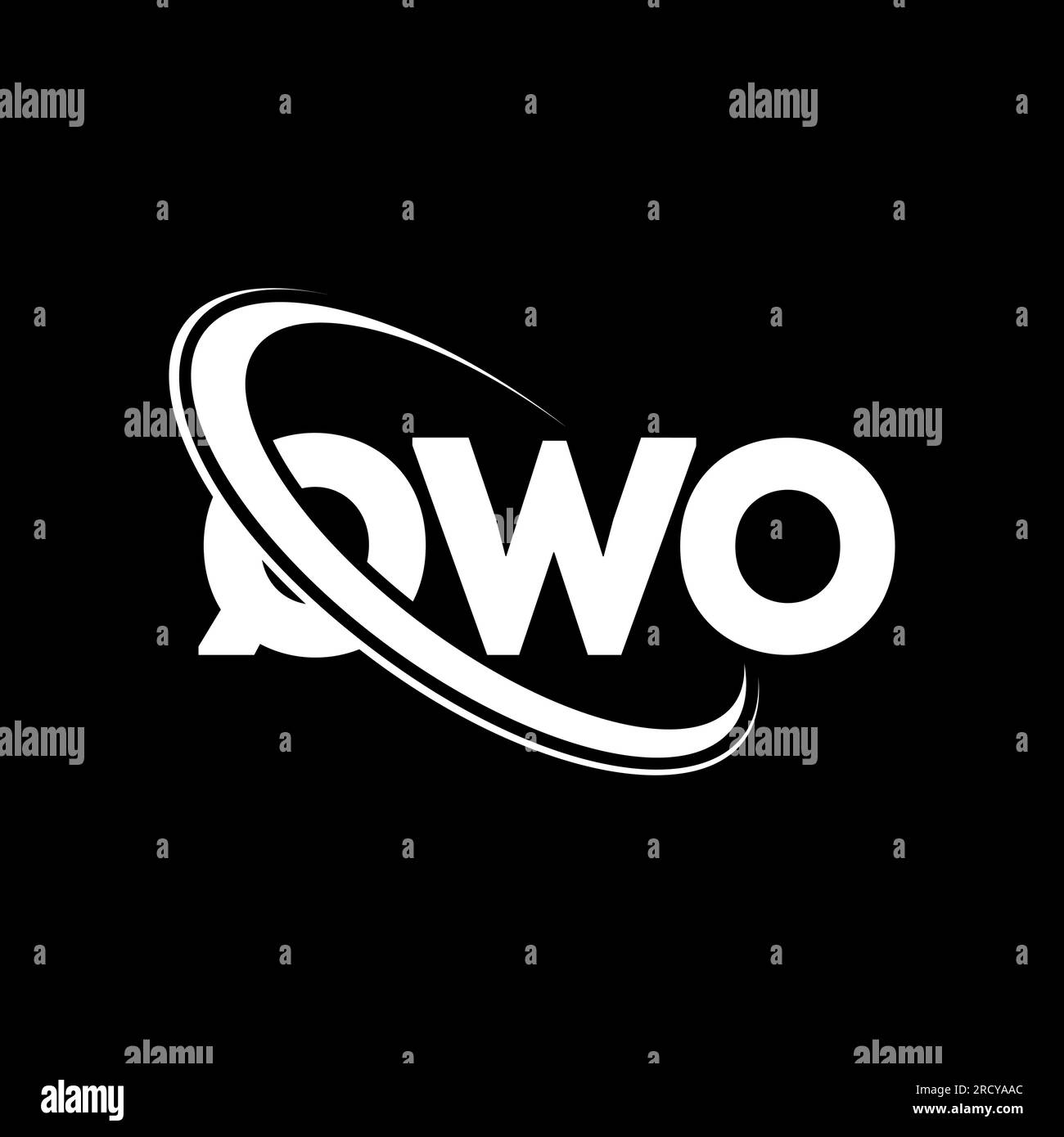 Qwo minimalist logo hi-res stock photography and images - Alamy