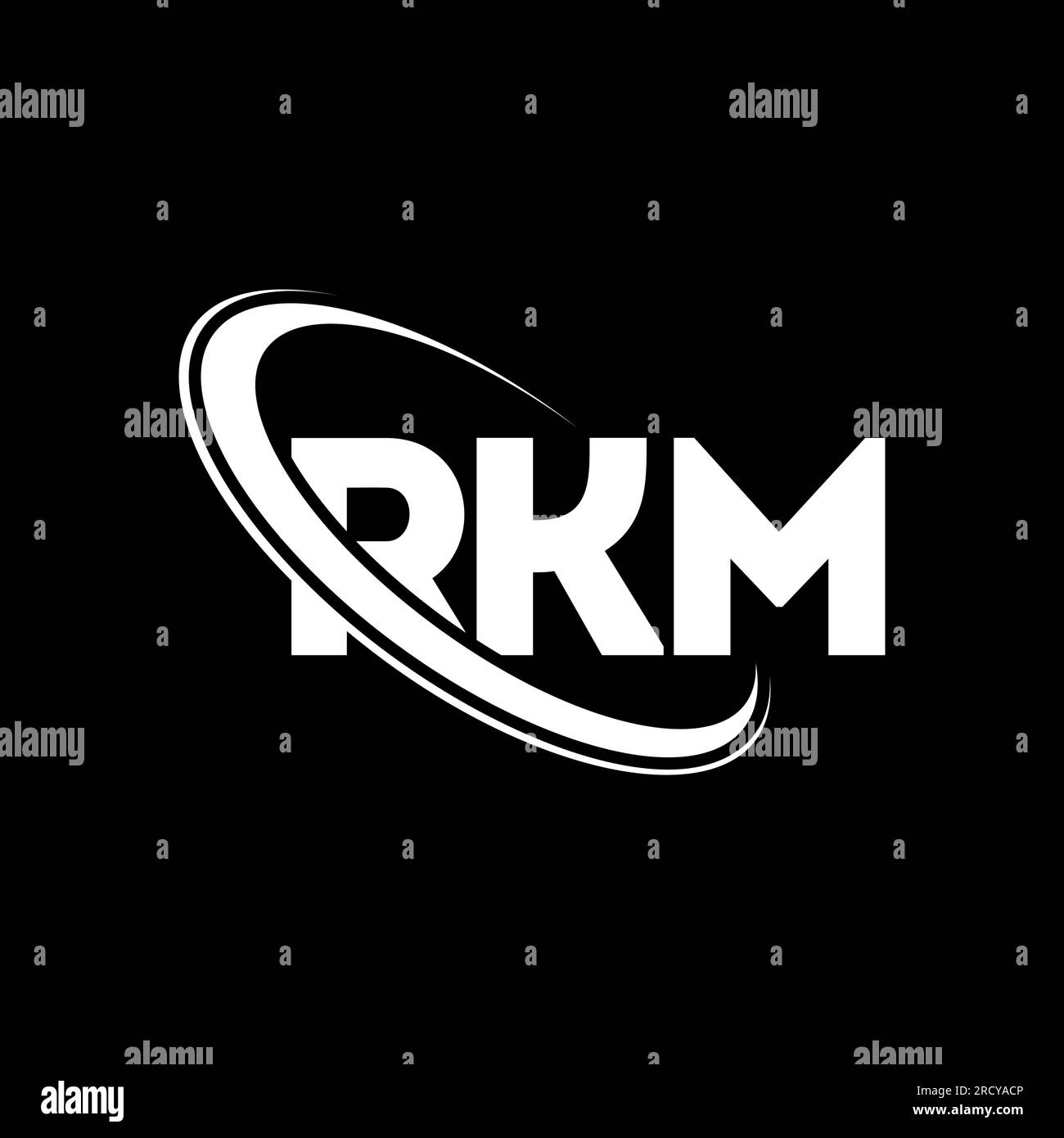 Rkm logo design hi-res stock photography and images - Alamy