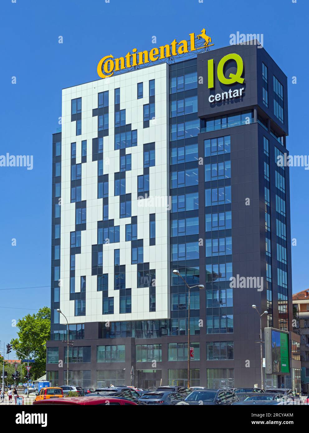 Novi Sad, Serbia - July 03, 2023: New Skyscraper IQ Centre Modern ...