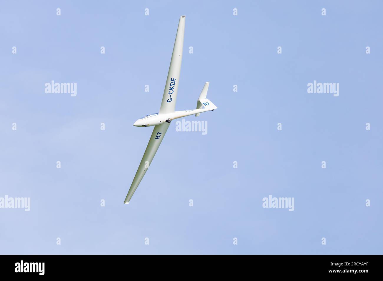 Alexander Schleicher Kaiser, ASK21, two seat training glider in the air ...