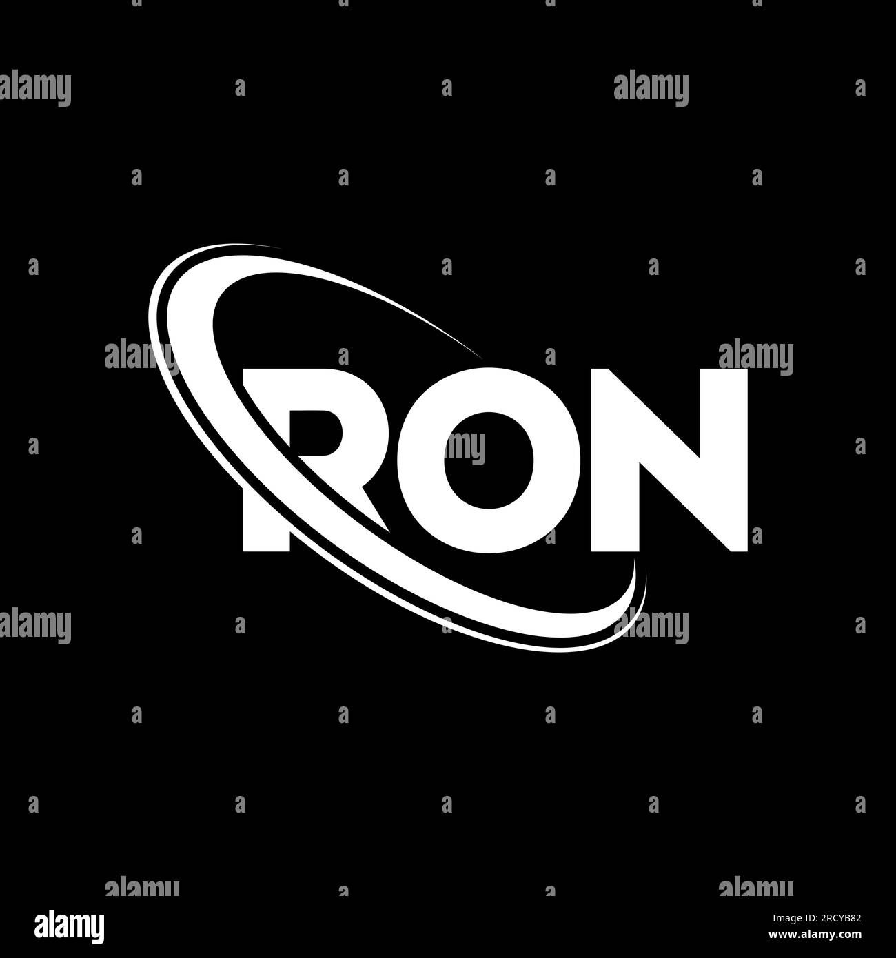 Ron minimalist logo hi-res stock photography and images - Alamy