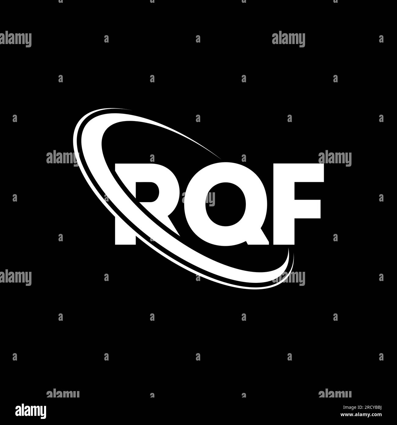 RQF logo. RQF letter. RQF letter logo design. Initials RQF logo linked ...