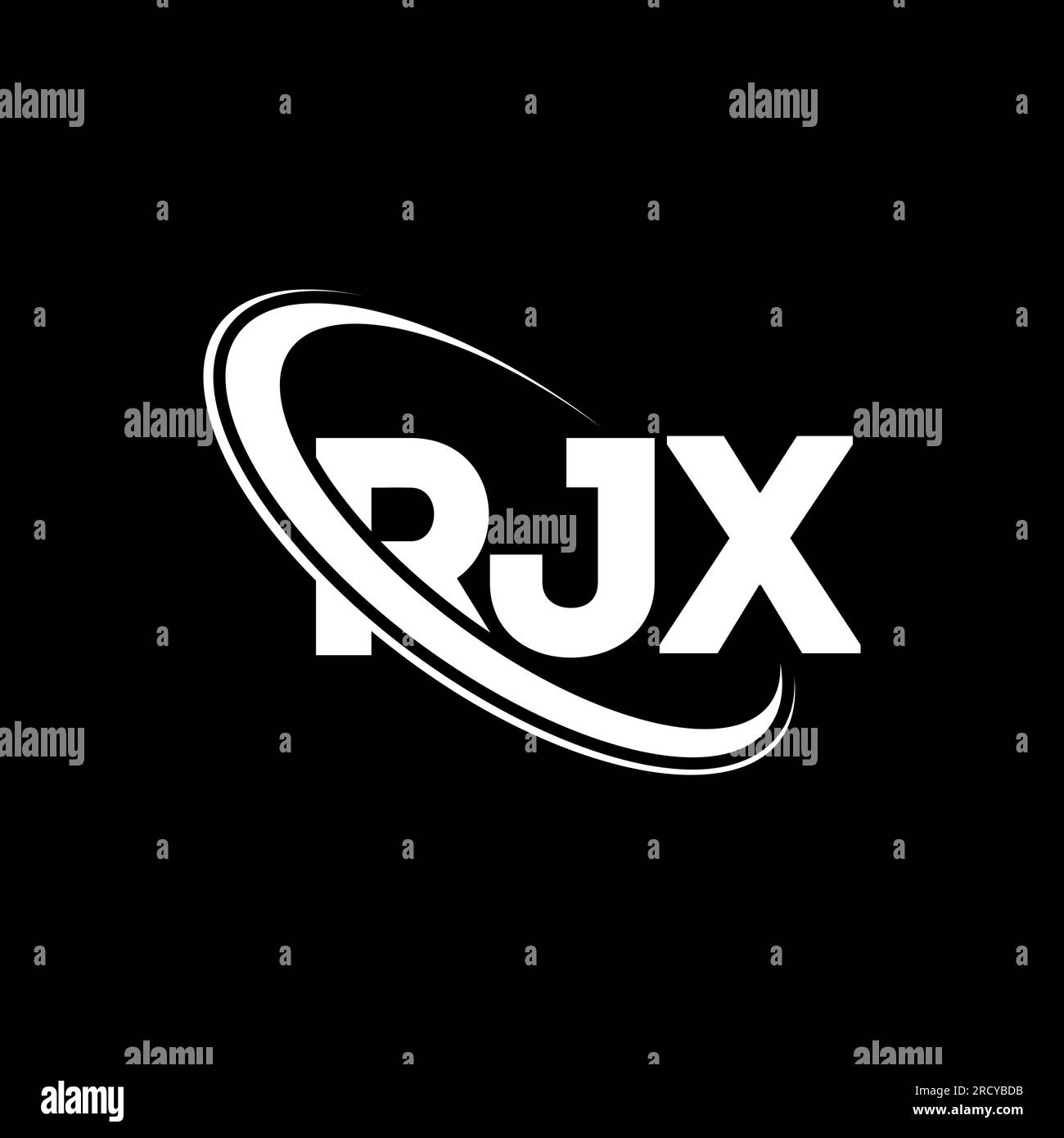 Rjx logo design hi-res stock photography and images - Alamy