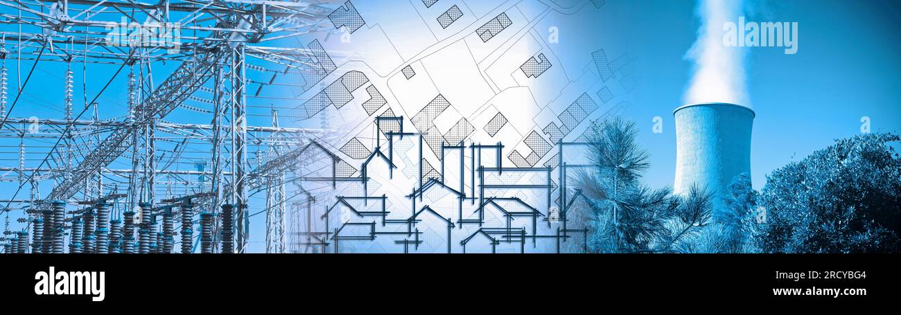 Power our cities with renewable and sustainable energy - concept image ...