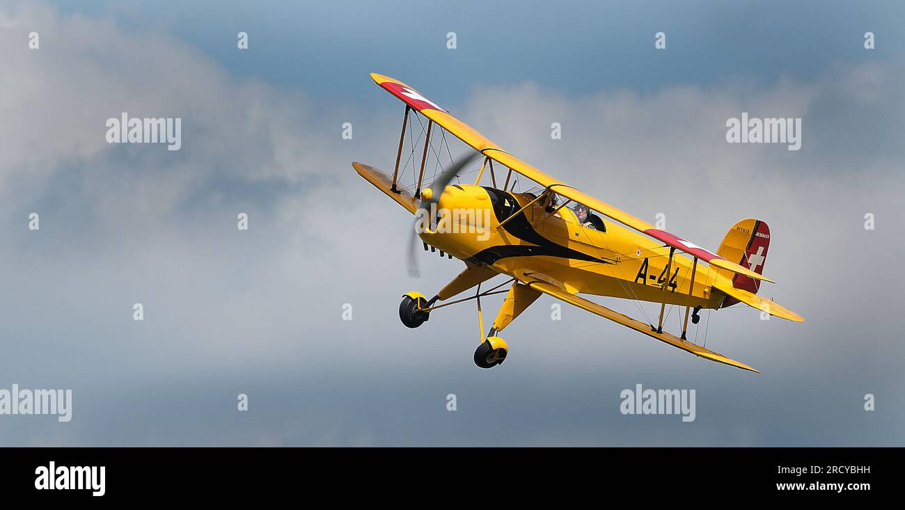 The Bücker Bü 131 Jungmann is a German 1930s basic training aircraft ...
