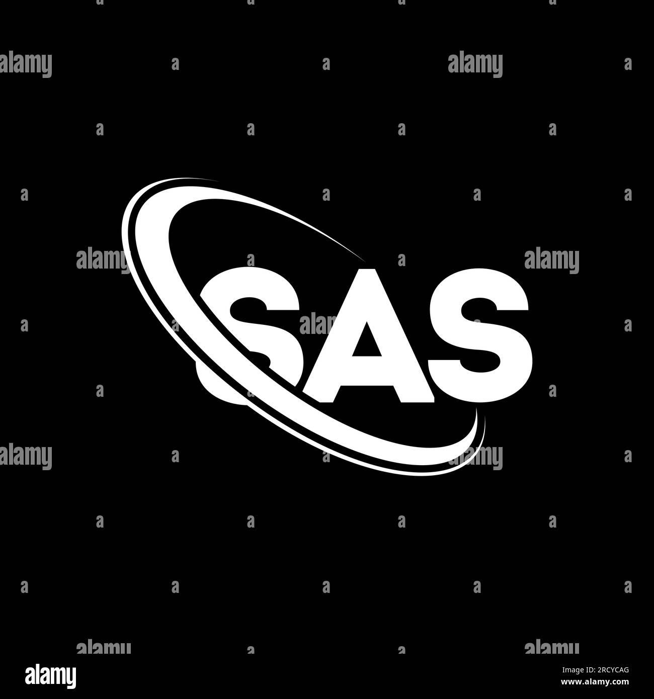 SAS logo. SAS letter. SAS letter logo design. Initials SAS logo linked ...