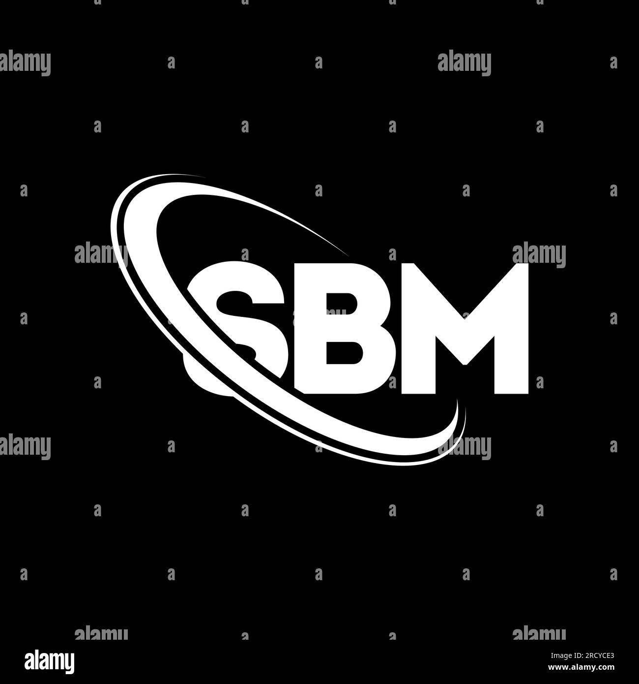 SBM logo. SBM letter. SBM letter logo design. Initials SBM logo linked ...