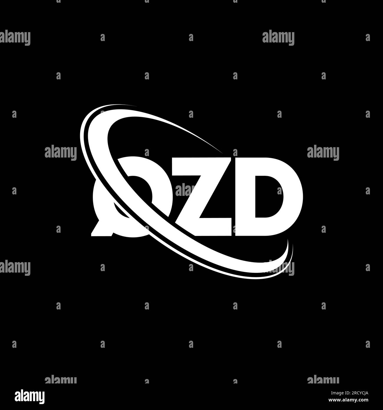 Qzd logo design hi-res stock photography and images - Alamy