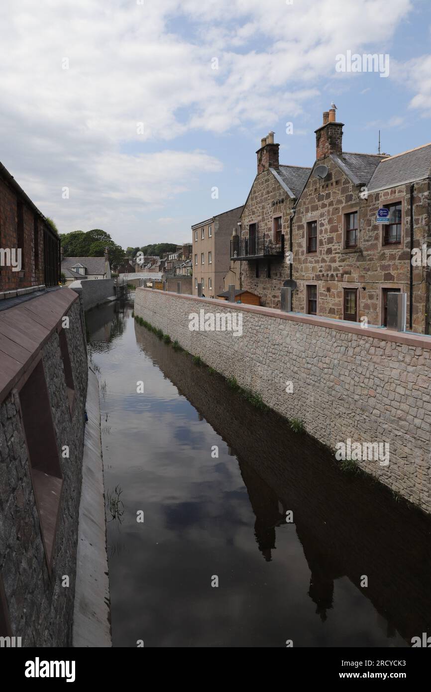 Stonehaven's new flood defences Scotland July 2023 Stock Photo - Alamy