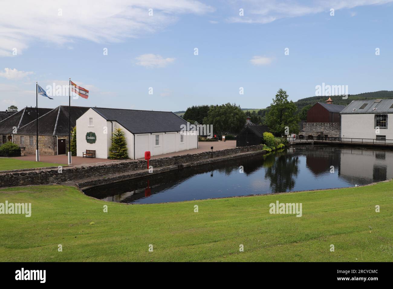 Exterior of Glenfiddich Distillery Dufftown Scotland July 2023 Stock ...