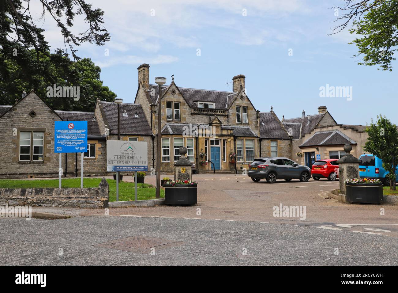 Exterior of Stephen Hospital and Dufftown Health Centre Moray Scotland ...