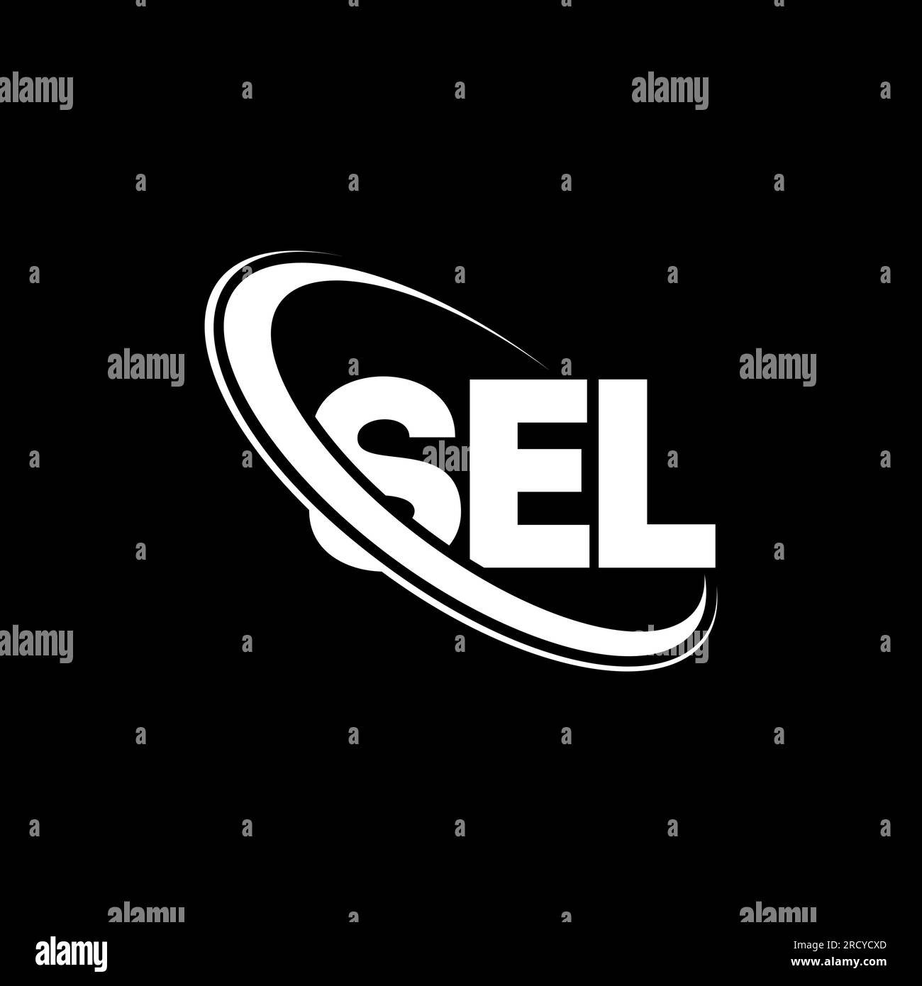 SEL logo. SEL letter. SEL letter logo design. Initials SEL logo linked ...