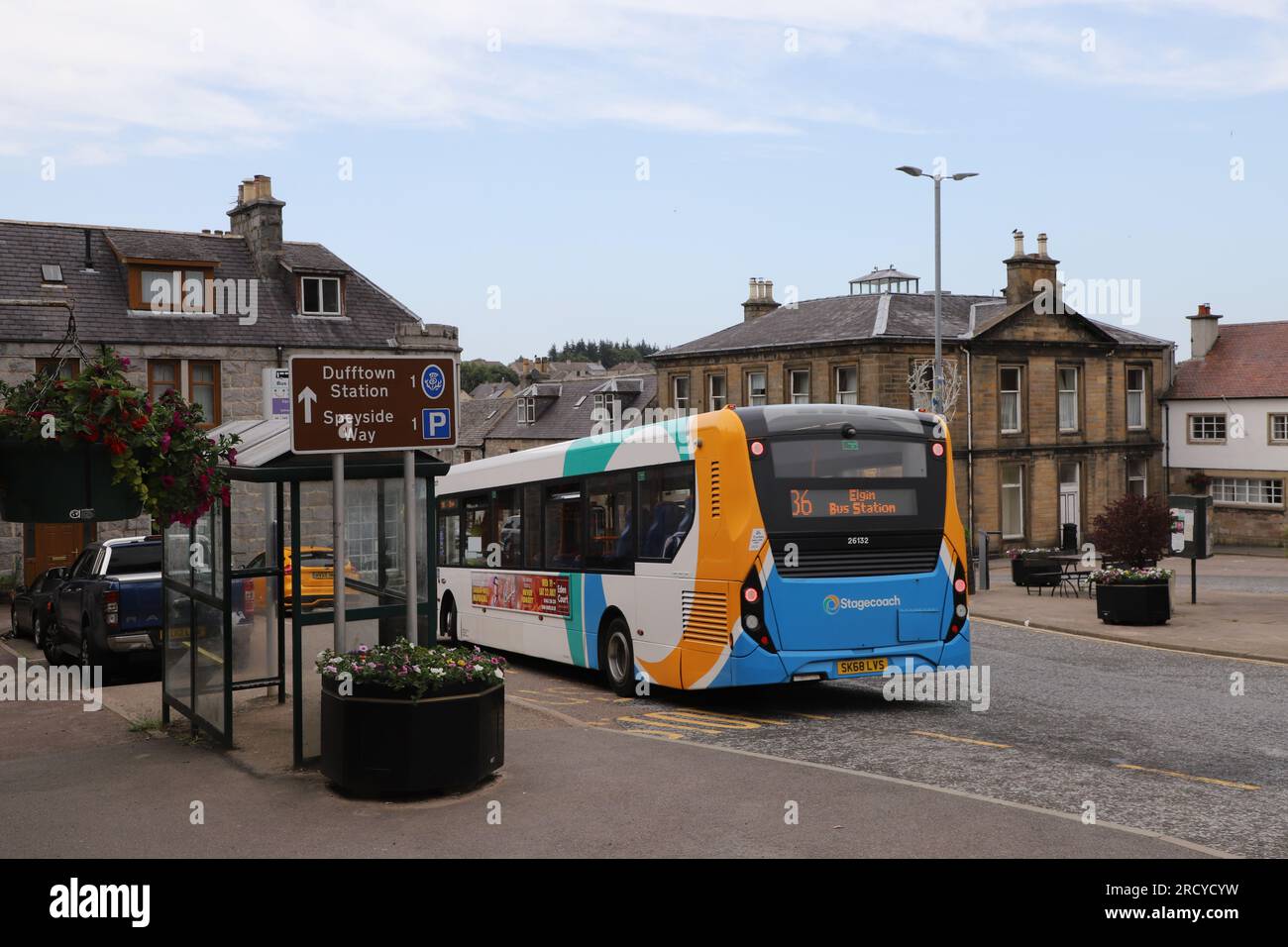 Bus stop dufftown hi-res stock photography and images - Alamy