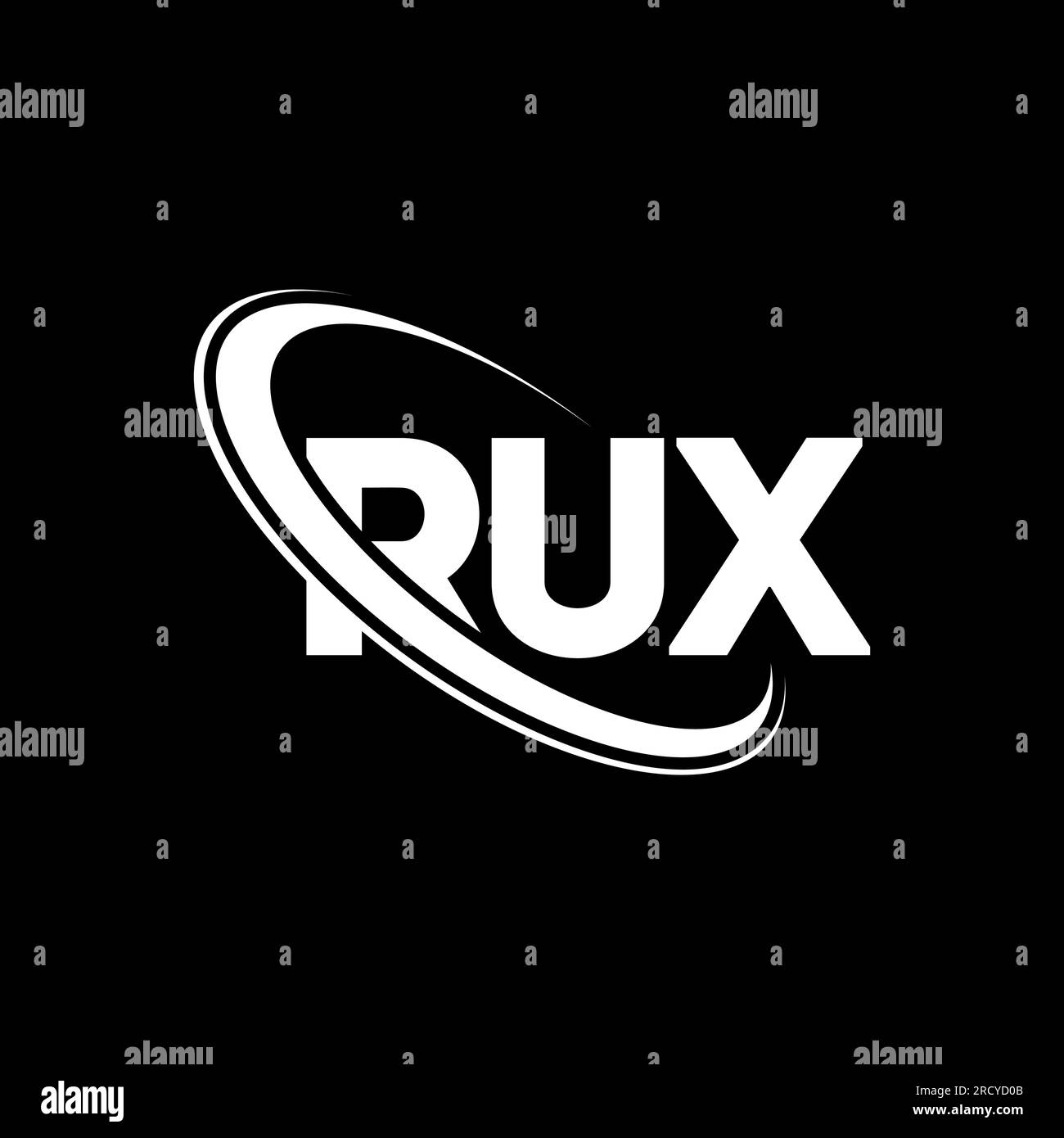 Rux logo design hi-res stock photography and images - Alamy