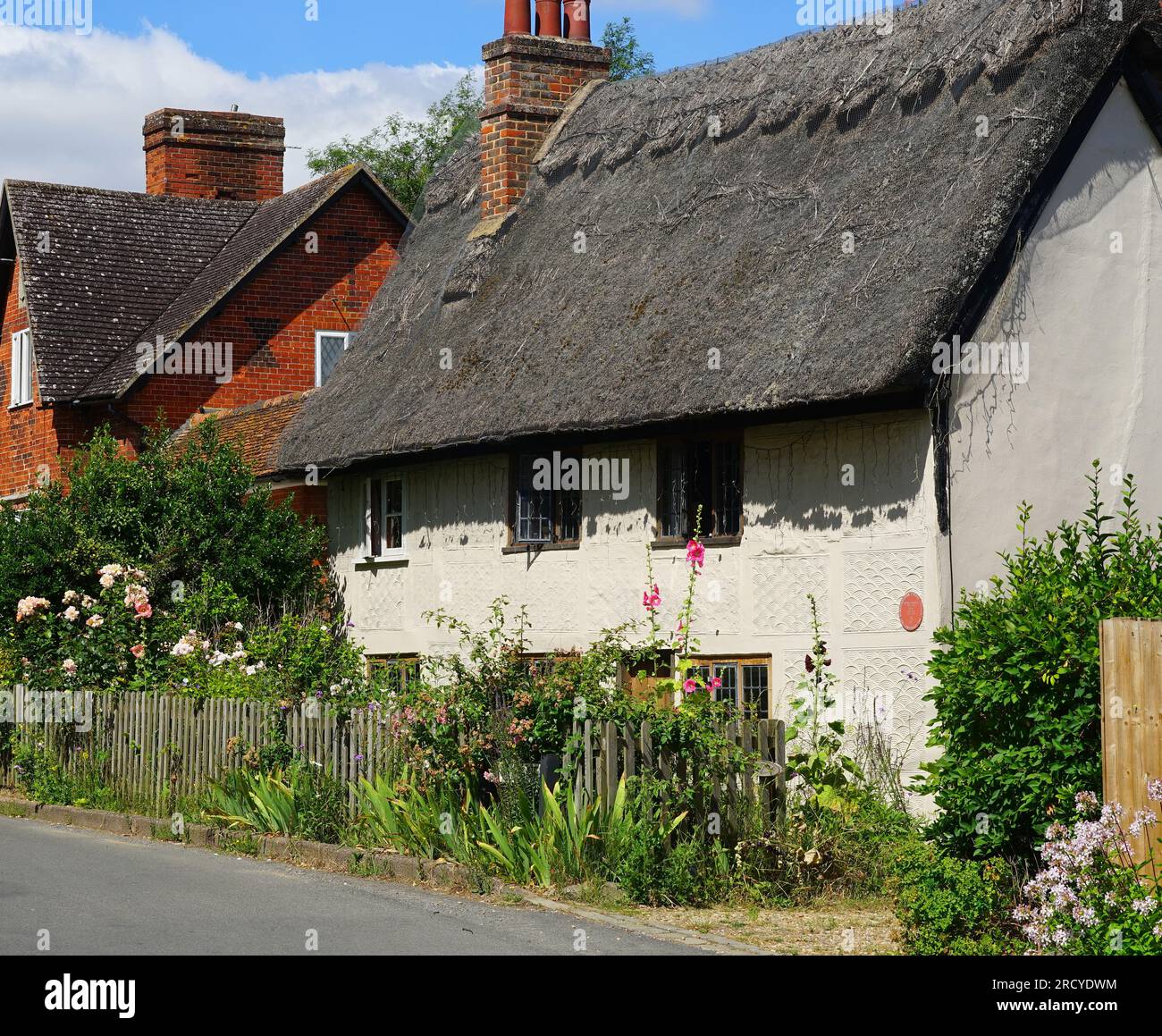 George Orwell's former home, The Stores, Wallington Stock Photo - Alamy