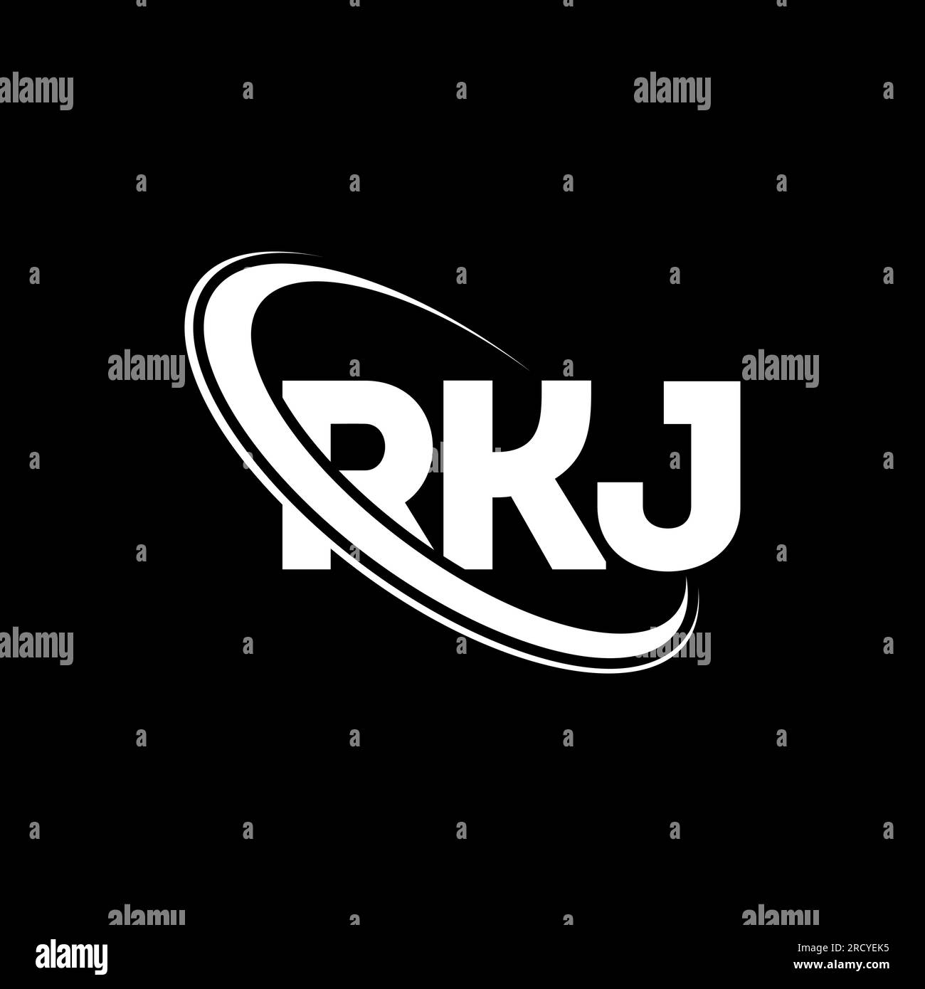 Rkj logo design hi-res stock photography and images - Alamy
