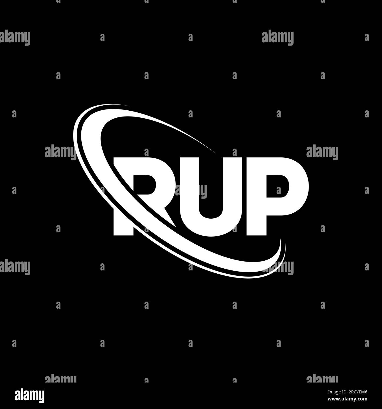 Rup logo design hi-res stock photography and images - Alamy