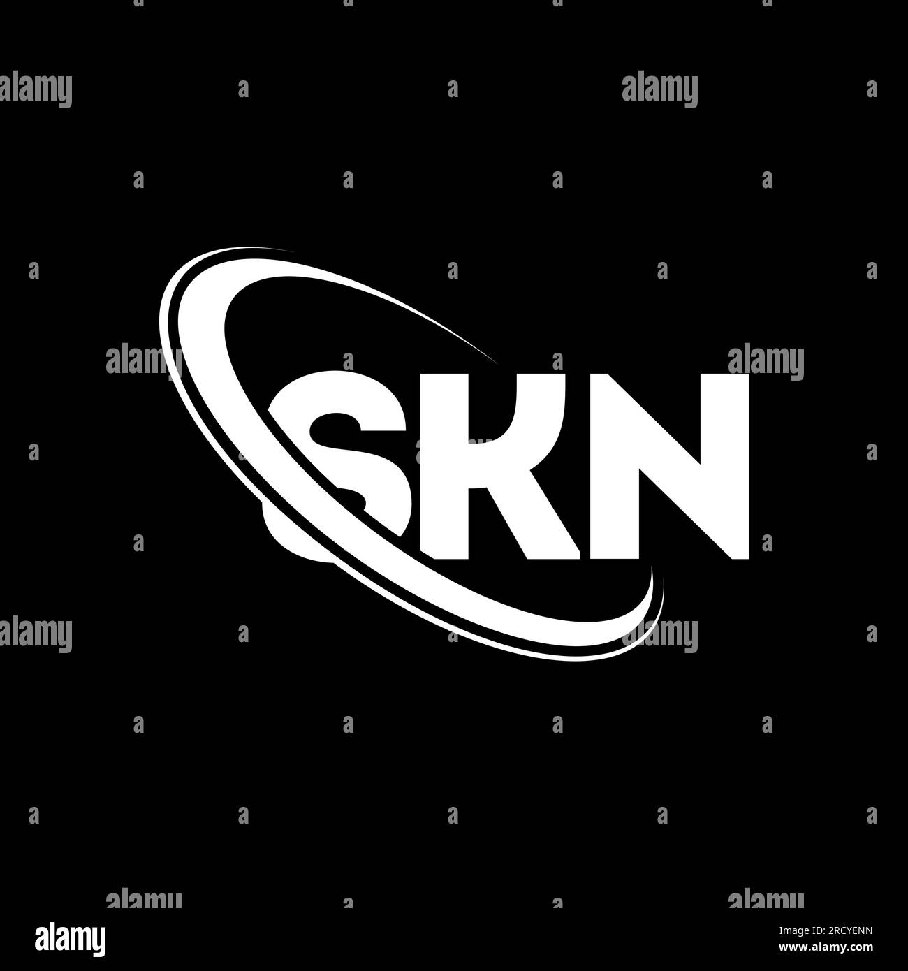 Skn logo design Black and White Stock Photos & Images - Alamy