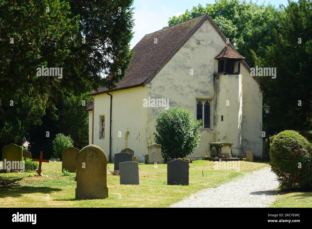 Church of St Margaret of Antioch, Bygrave, Hertfordshire Stock Photo ...