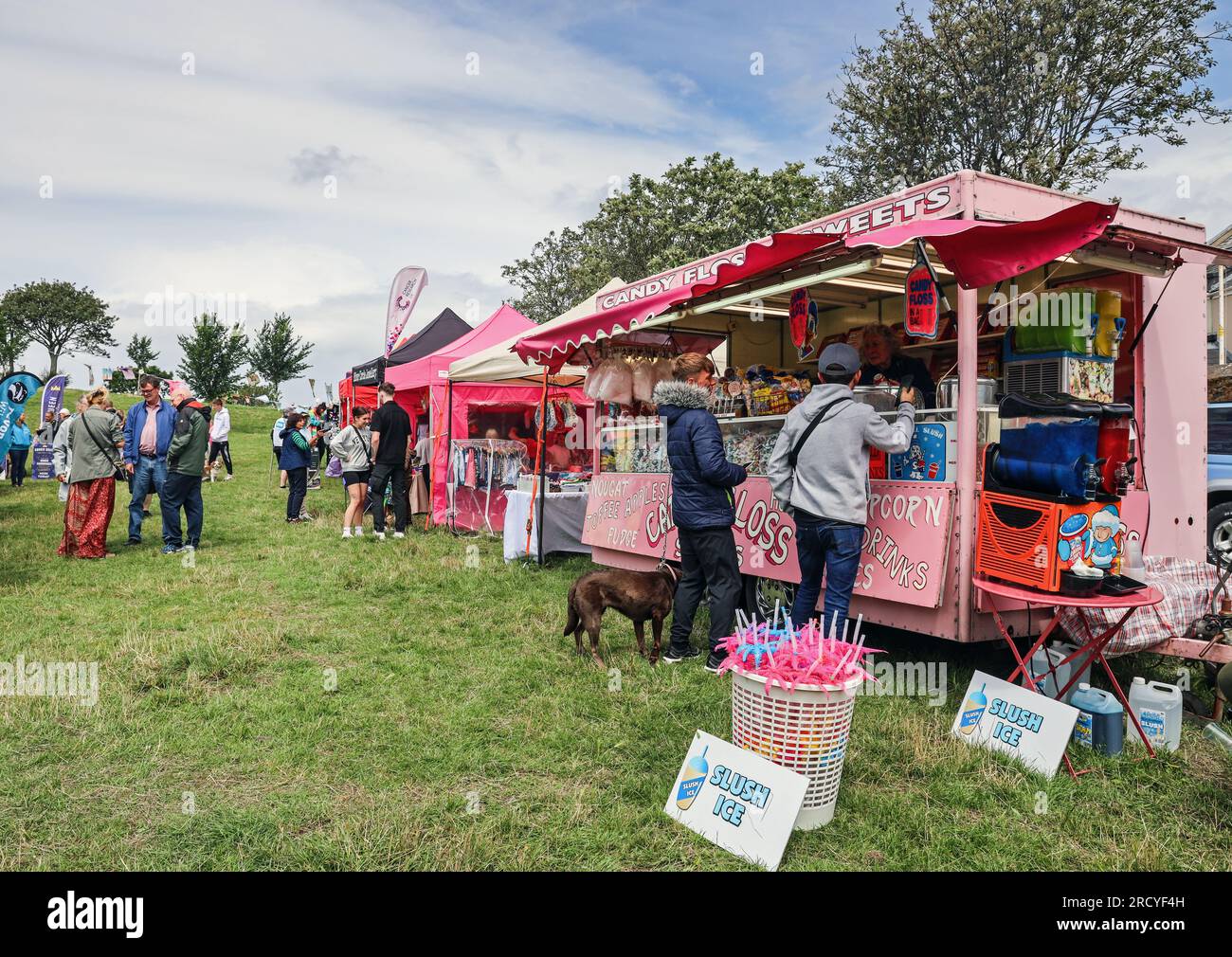 Village fair stalls hi-res stock photography and images - Alamy