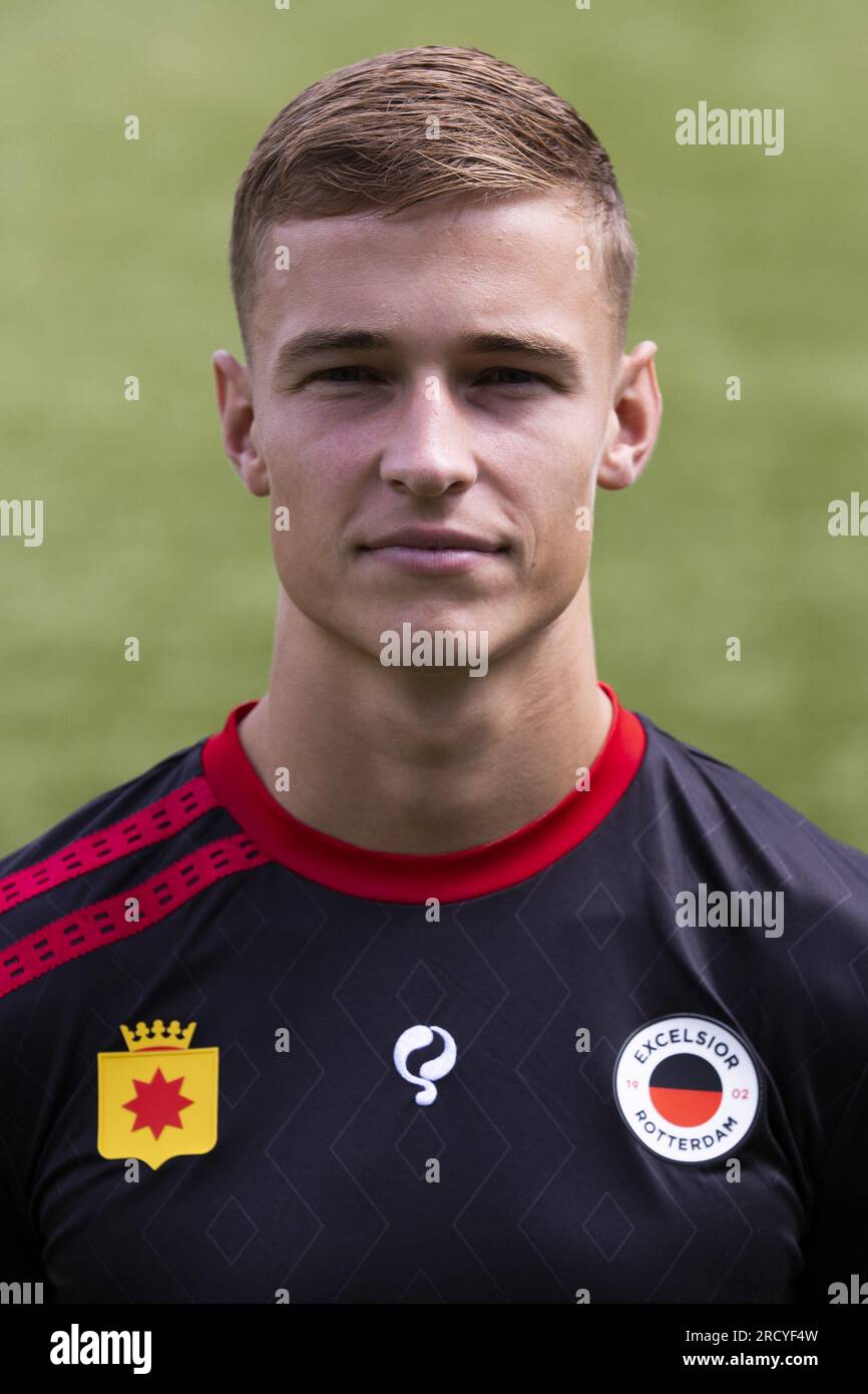 ROTTERDAM - Noah Naujoks during sbv Excelsior's Photo Press Day at Van ...