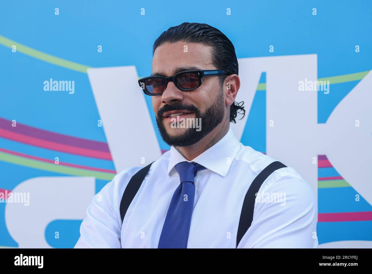 16.07.2023. Russia. Moscow. Singer Timati (Timur Yunusov) at the VK ...