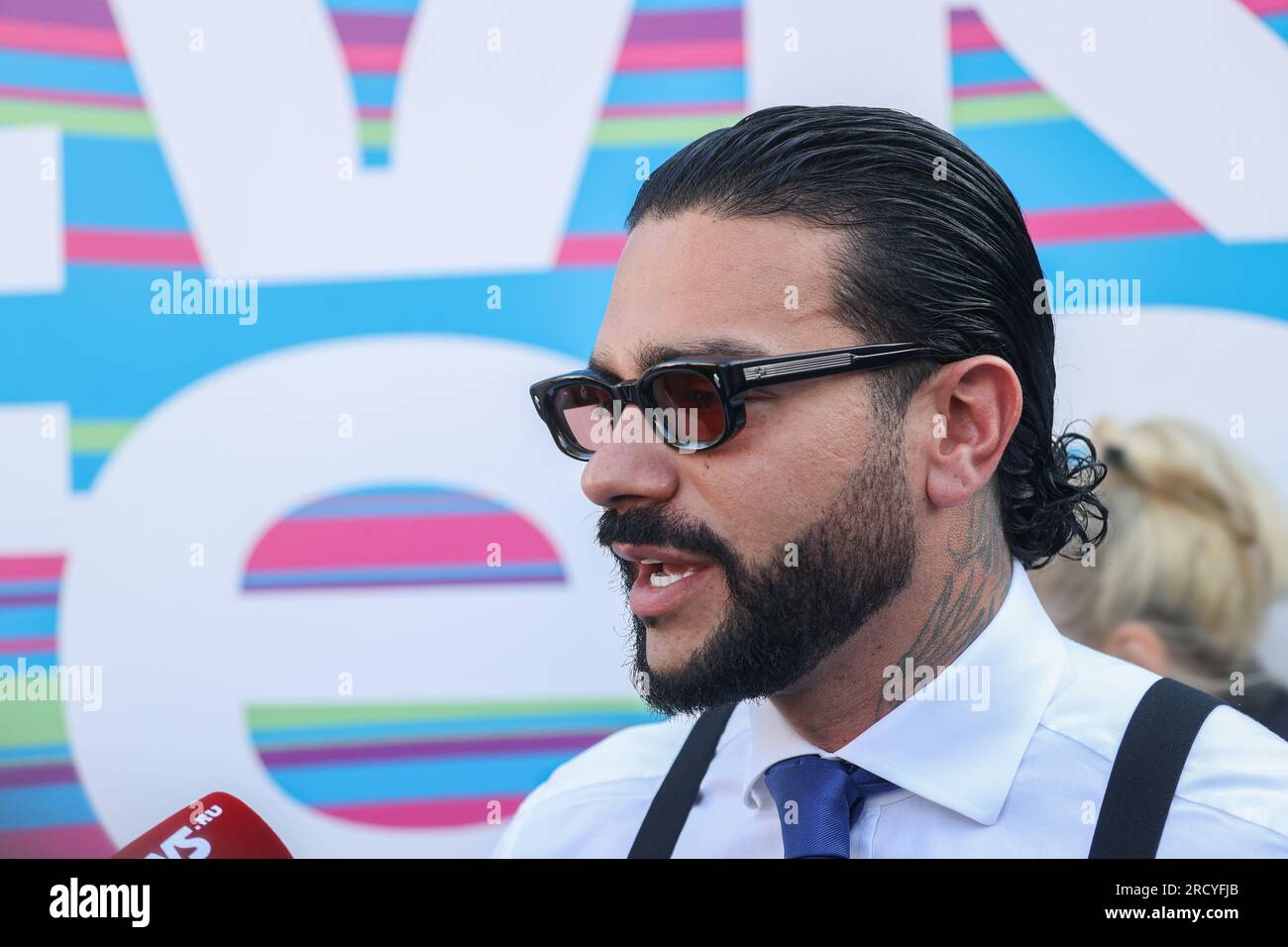 16.07.2023. Russia. Moscow. Singer Timati (Timur Yunusov) at the VK ...