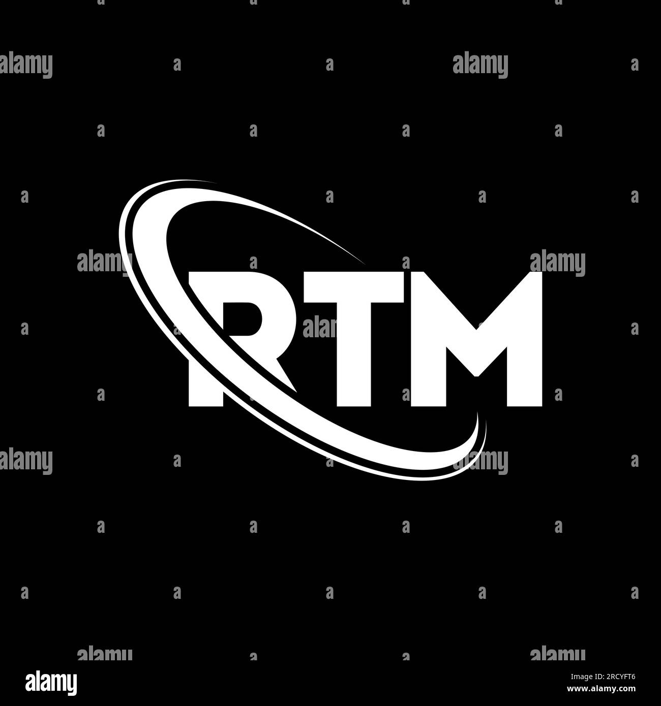 Rtm Logo Rtm Letter Rtm Letter Logo Design Initials Rtm Logo Linked With Circle And Uppercase