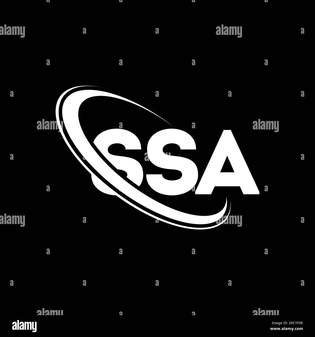 Ssa minimalist logo Stock Vector Images - Alamy