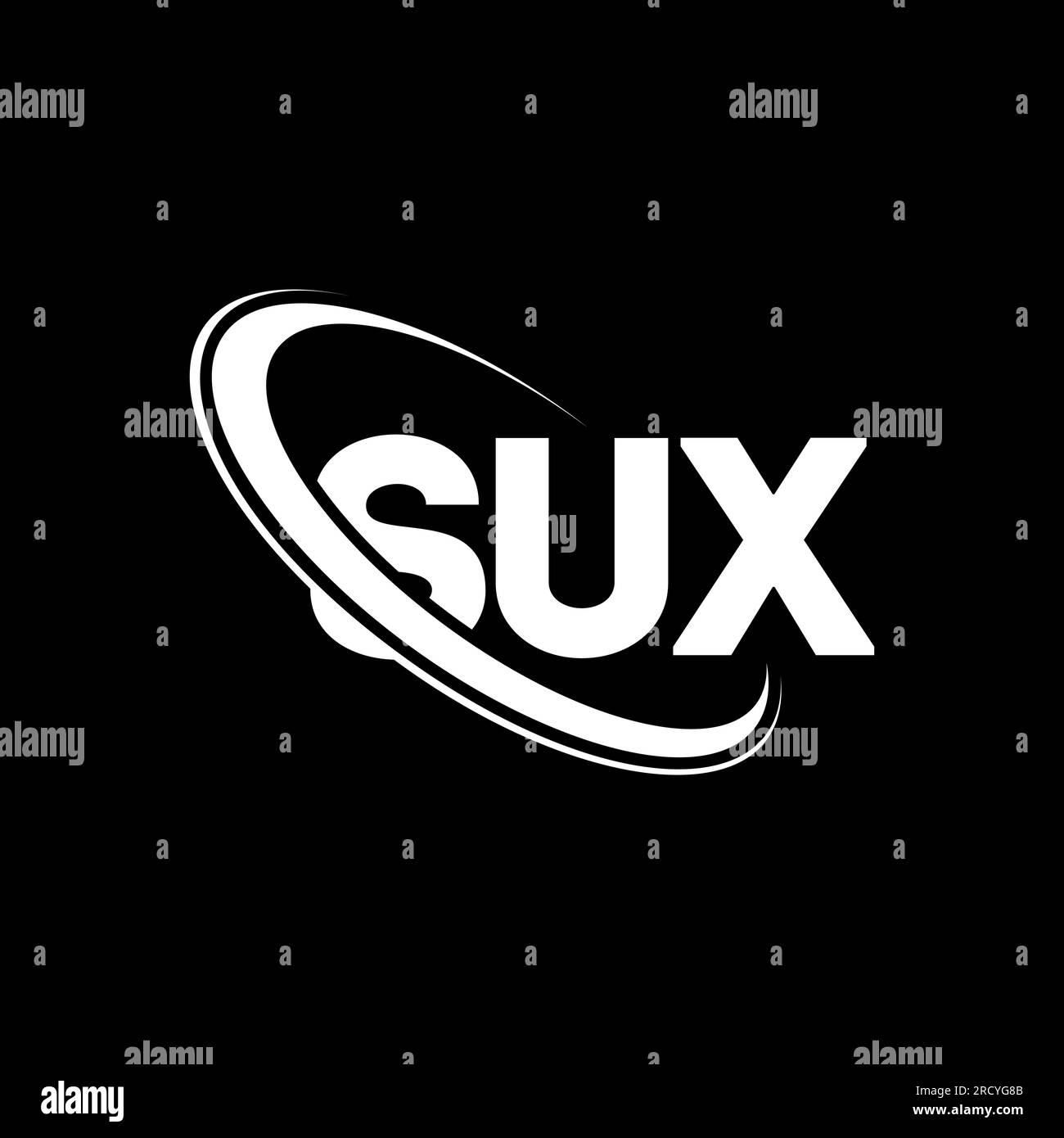Sux circle logo Stock Vector Images - Alamy