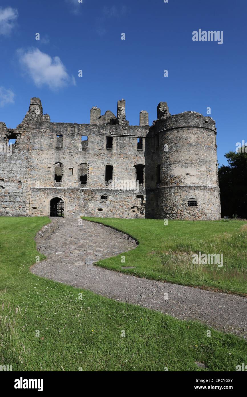 Exterior of Balvenie Castle Moray Scotland July 2023 Stock Photo - Alamy
