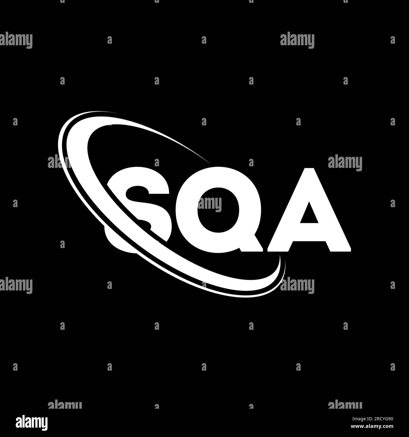 SQA logo. SQA letter. SQA letter logo design. Initials SQA logo linked ...