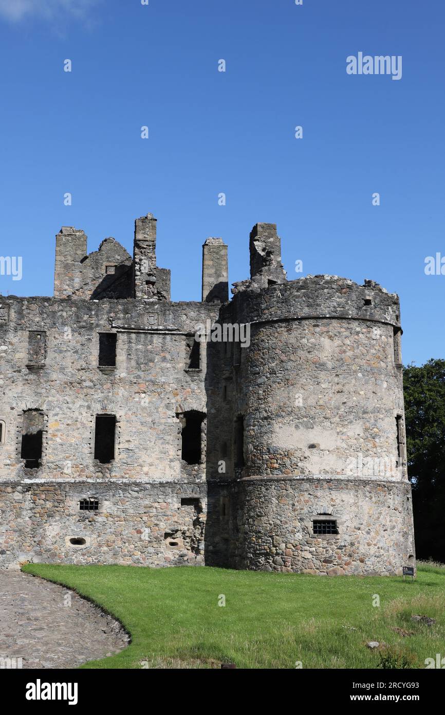 Exterior of Balvenie Castle Moray Scotland July 2023 Stock Photo - Alamy