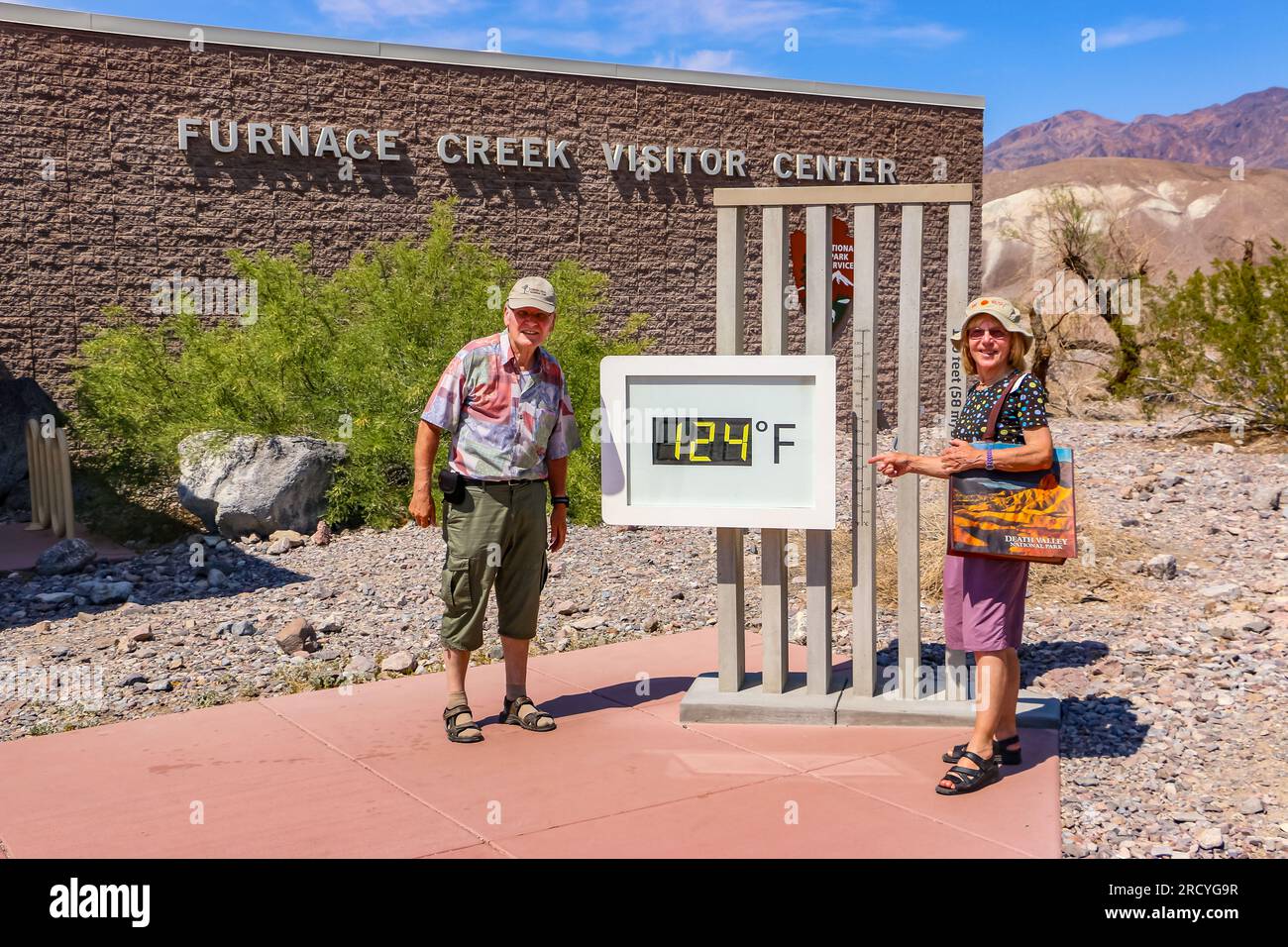Death valley national park heat danger hi-res stock photography and ...