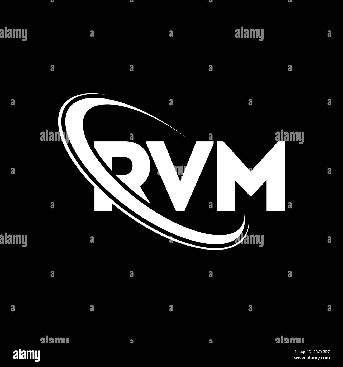 Rvm logo design hi-res stock photography and images - Alamy