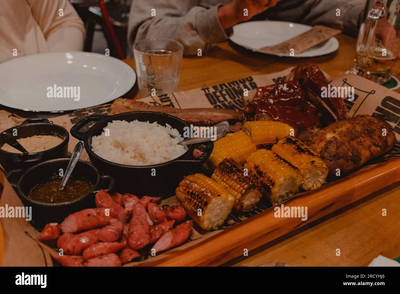Bbq food table buffet hi-res stock photography and images - Alamy
