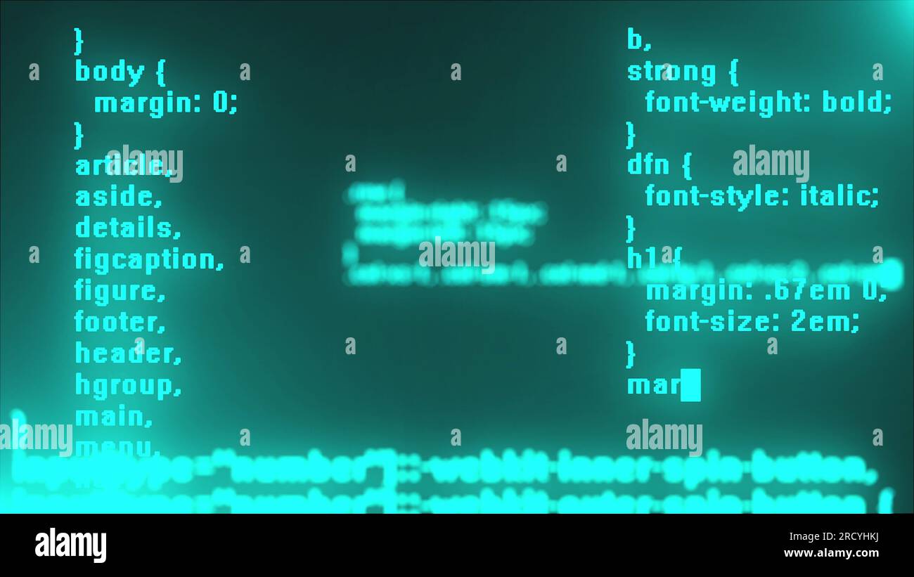 Programming code. Computer generated 3d render Stock Photo - Alamy