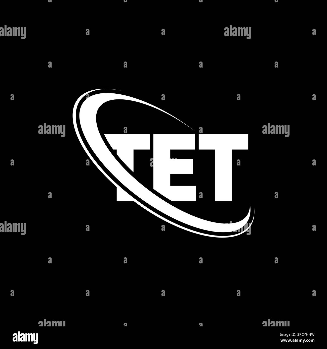 TET logo. TET letter. TET letter logo design. Initials TET logo linked ...