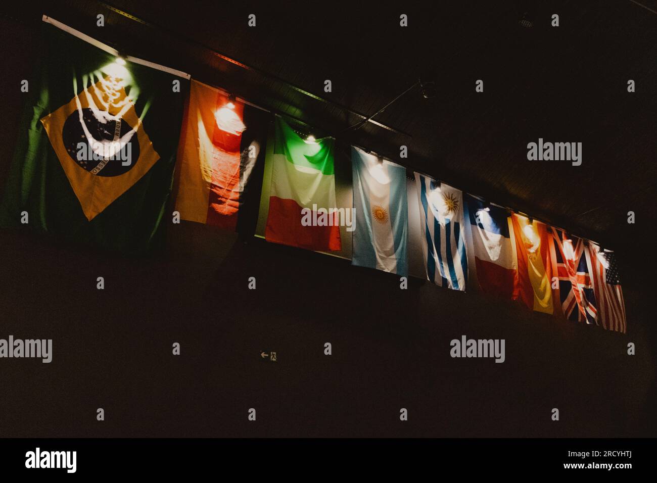 Flags of the world hanging hi-res stock photography and images - Alamy
