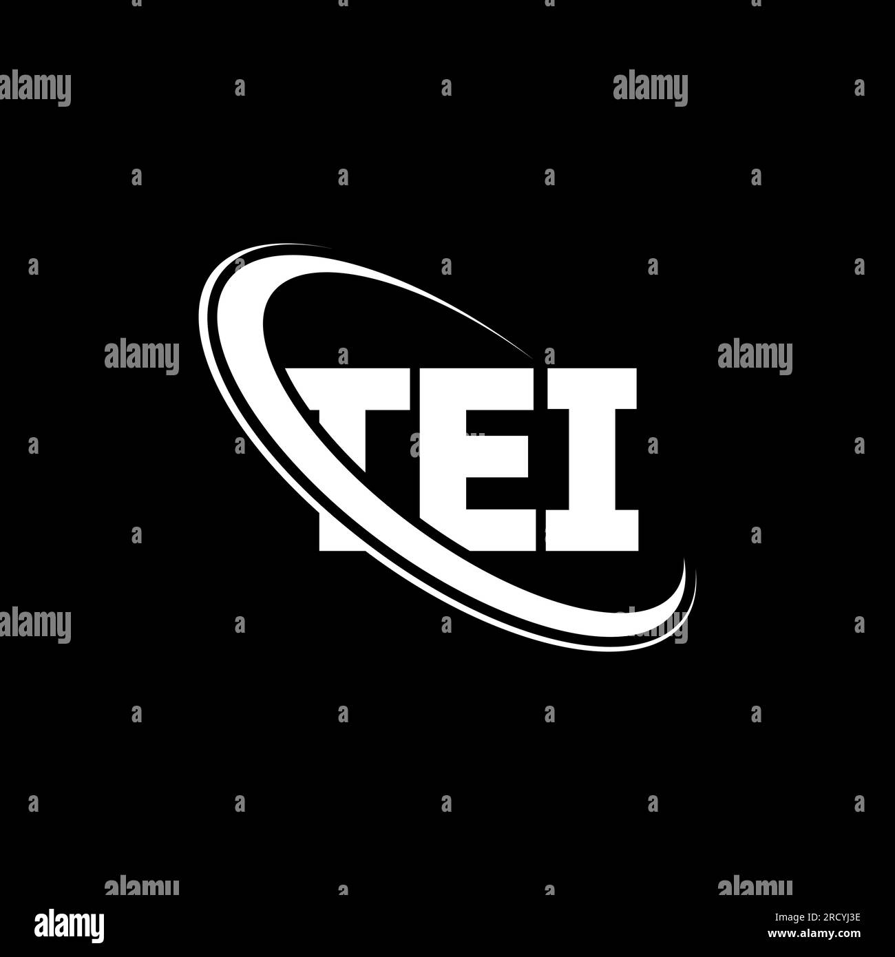 TEI logo. TEI letter. TEI letter logo design. Initials TEI logo linked ...