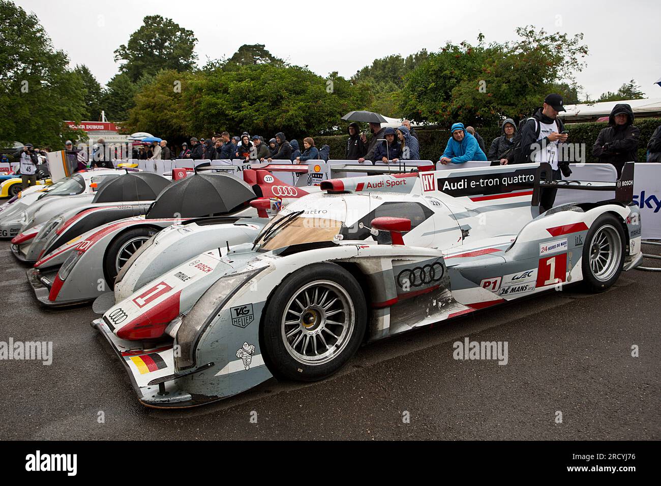 Audi R18 TDI e-tron Quattro at The Festival of Speed, Goodwood, 14th ...