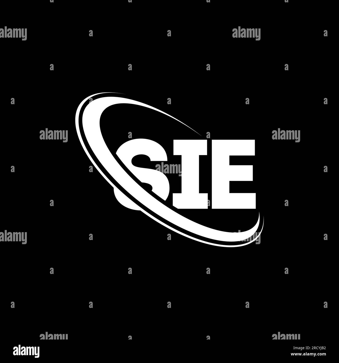 SIE logo. SIE letter. SIE letter logo design. Initials SIE logo linked ...