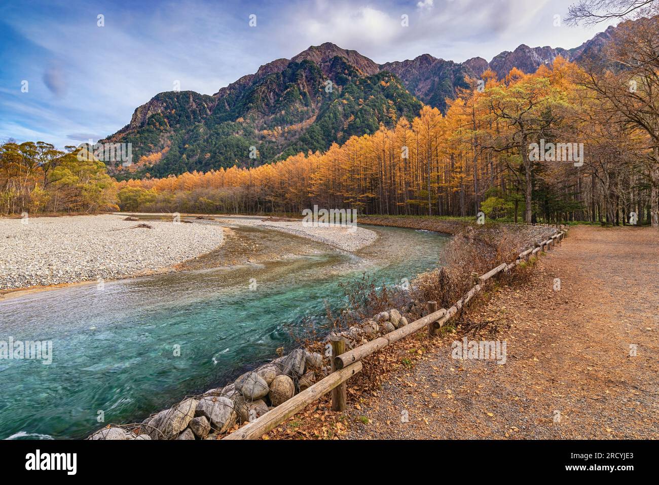 Kamikochi Japan, Nature landscape at Kamikochi Japan, autumn fall ...