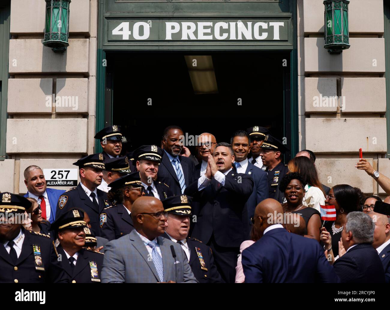 New York, United States. 17th July, 2023. Newly appointed NYPD ...