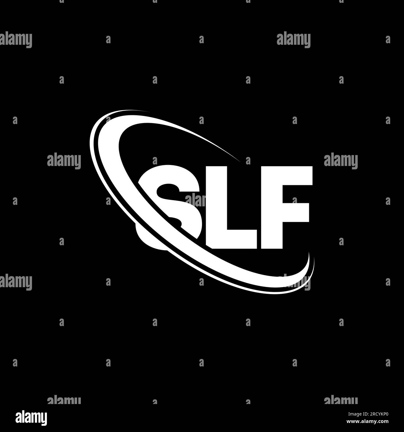 SLF logo. SLF letter. SLF letter logo design. Initials SLF logo linked ...