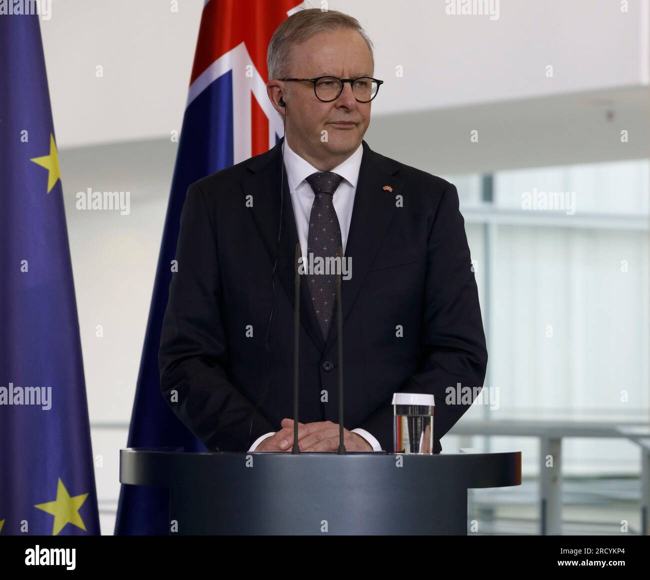 Berlin, Germany, July 10, 2023. Australian Prime Minister Anthony ...
