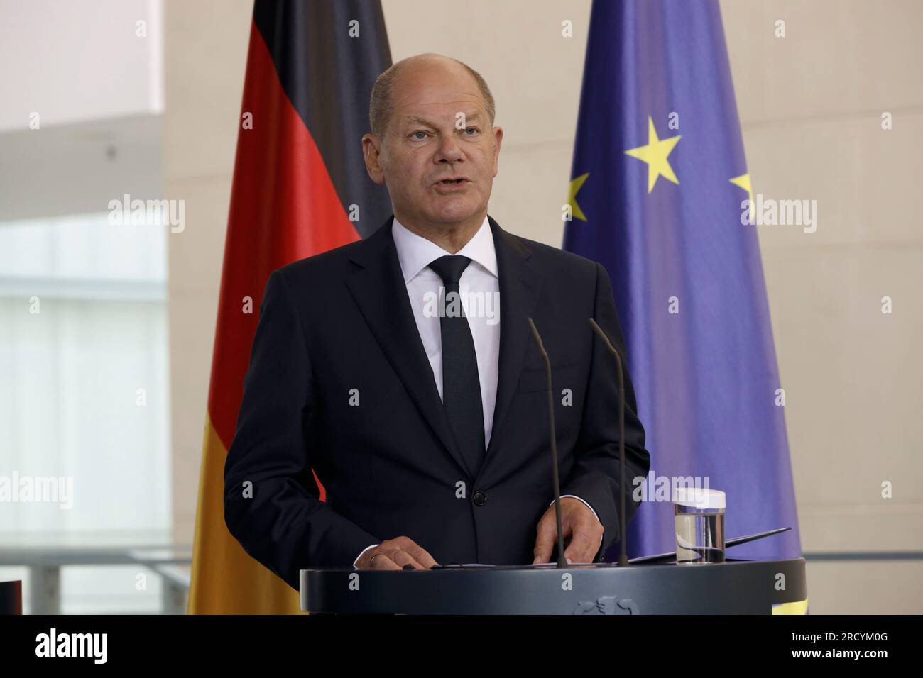 Berlin, Germany, July 10, 2023. Australian Prime Minister Anthony ...